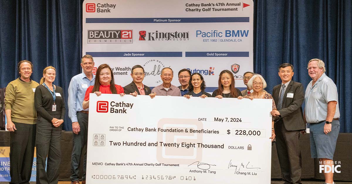 Cathay Bank Raises $228,000 for Local Nonprofits | Blog