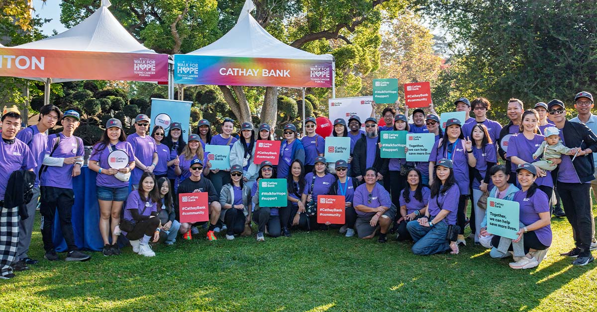 Cathay Bank Walks Together for Hope | Blog